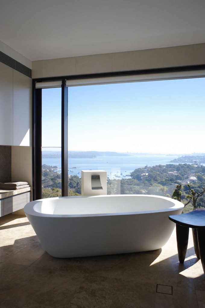 Make a Splash Into Your Bathroom With Floor-to-Ceiling Windows | Maison ...