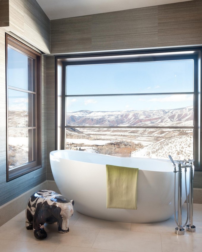 Make a Splash Into Your Bathroom With Floor-to-Ceiling Windows | Maison ...