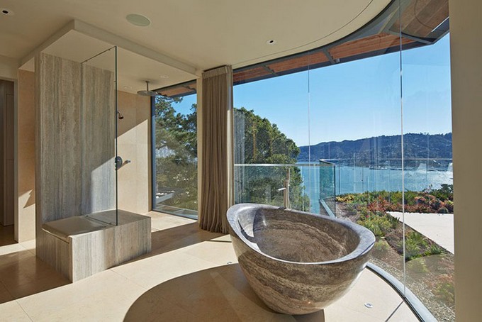 Make a Splash Into Your Bathroom With Floor-to-Ceiling Windows | Maison ...
