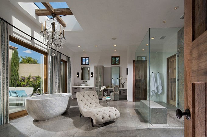 Make a Splash Into Your Bathroom With Floor-to-Ceiling Windows | Maison ...