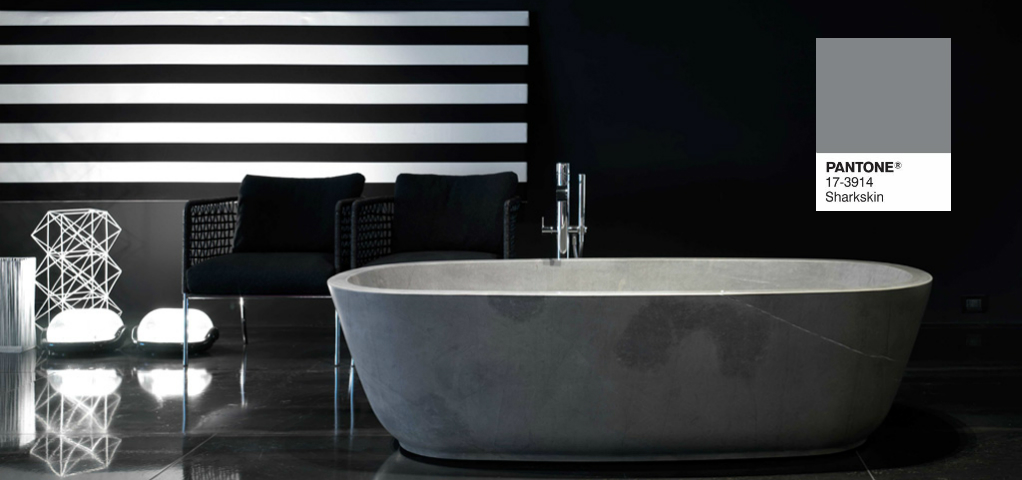 Pantone Sharkskin Invades the Bathroom Area this Fall