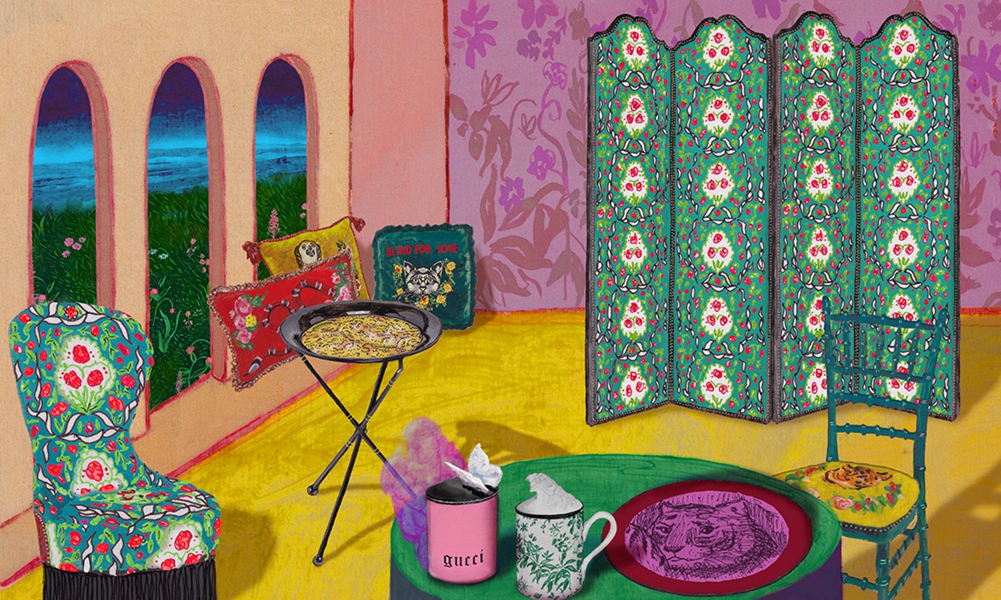 Home Décor Line by Gucci